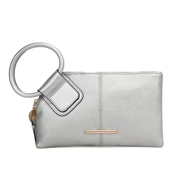 MKF COLLECTION BY MIA K. Simone Ii Clutch/wristlet - Silver