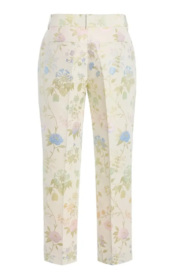 Rosie Assoulin Oboe Cropped Cotton-blend Skinny-leg Pants