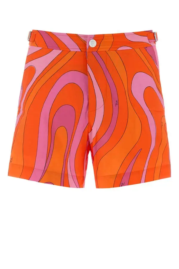 Emilio Pucci Polyester Swimming Shorts For