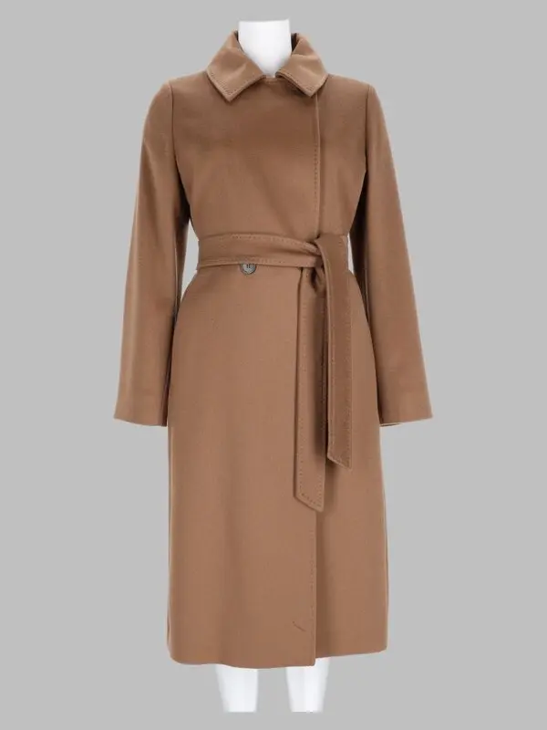 Max Mara 100% Virgin Wool Trench Coat