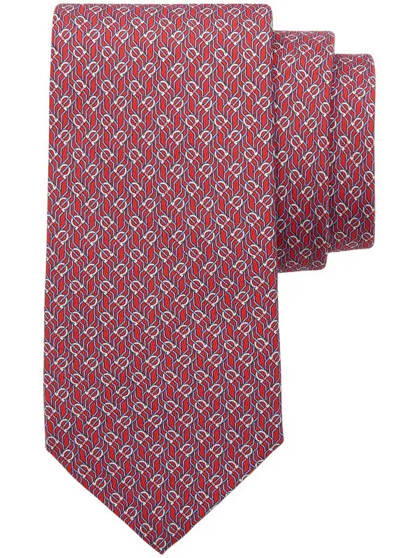 FERRAGAMO Silk Tie - Red