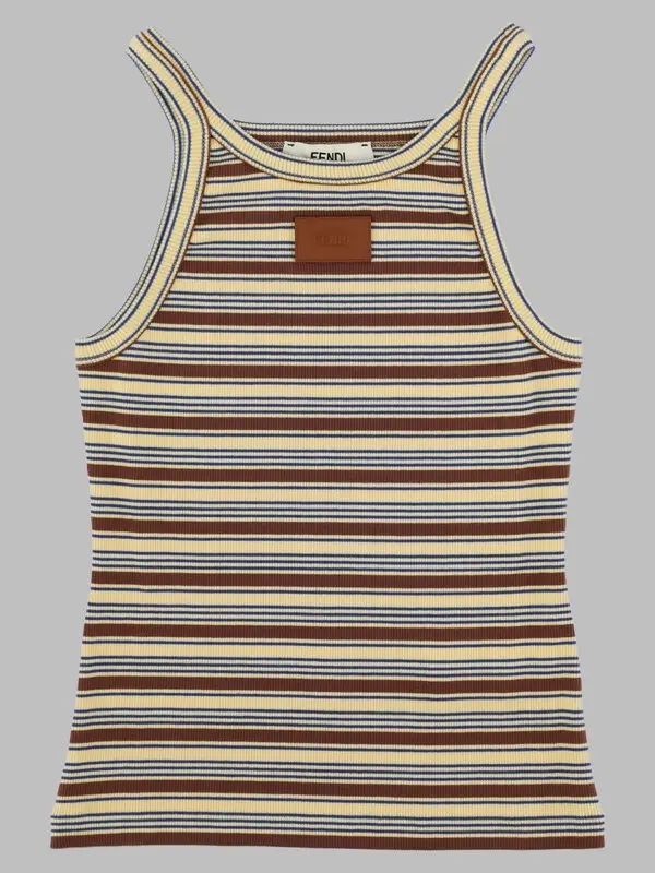 Fendi Logo Knit Top - Multicolour