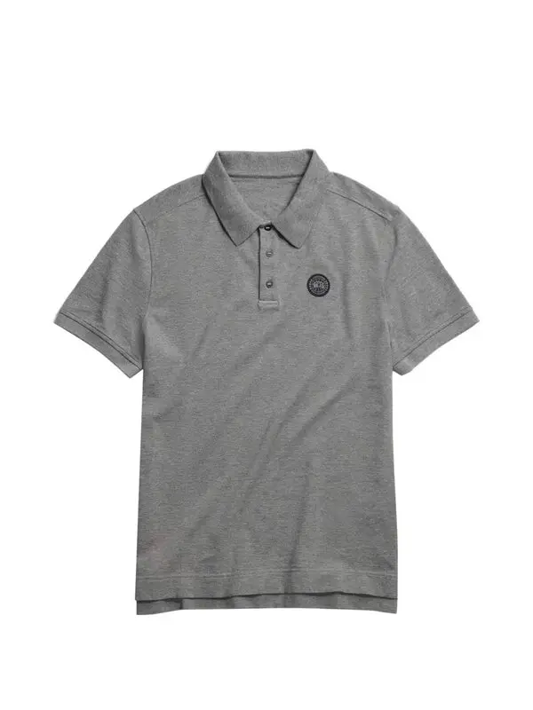 Canada Goose Mini Logo Cotton Polo Shirt - Grey