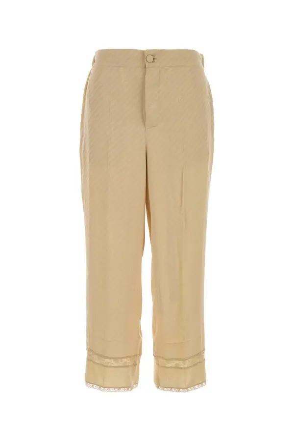 Gucci Embroidered Silk Pant
