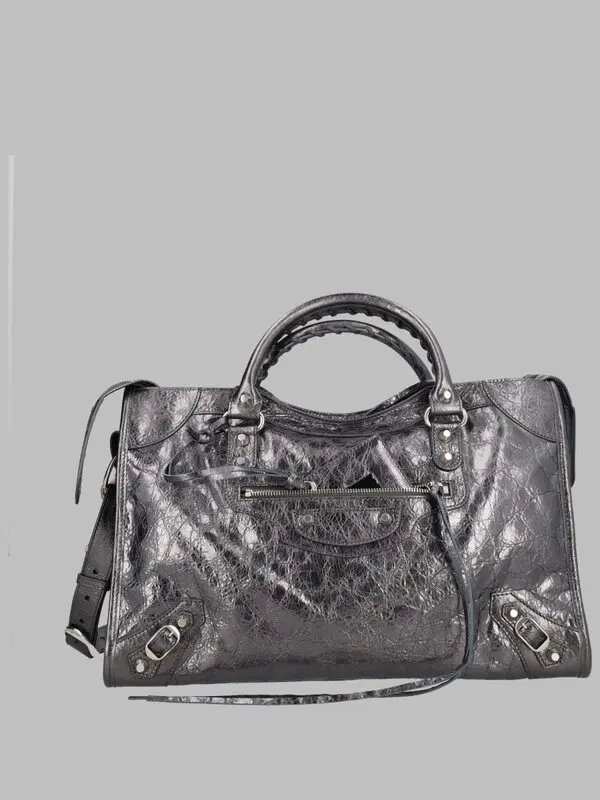 Balenciaga 100% Leather Handbag, Made In Italy