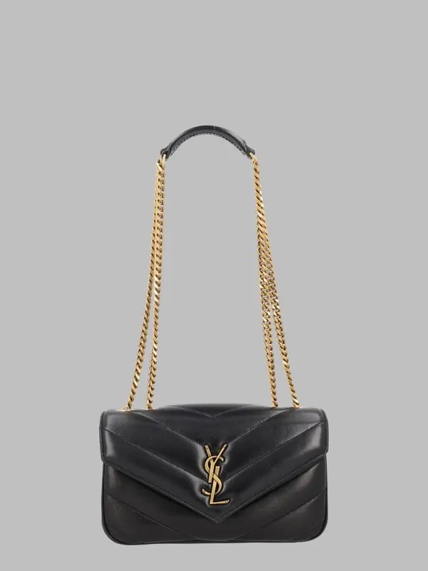 Saint Laurent Loulou Mini Quilted Lamb Shoulder Bag 24 Cm X 14 Cm X 6 Cm