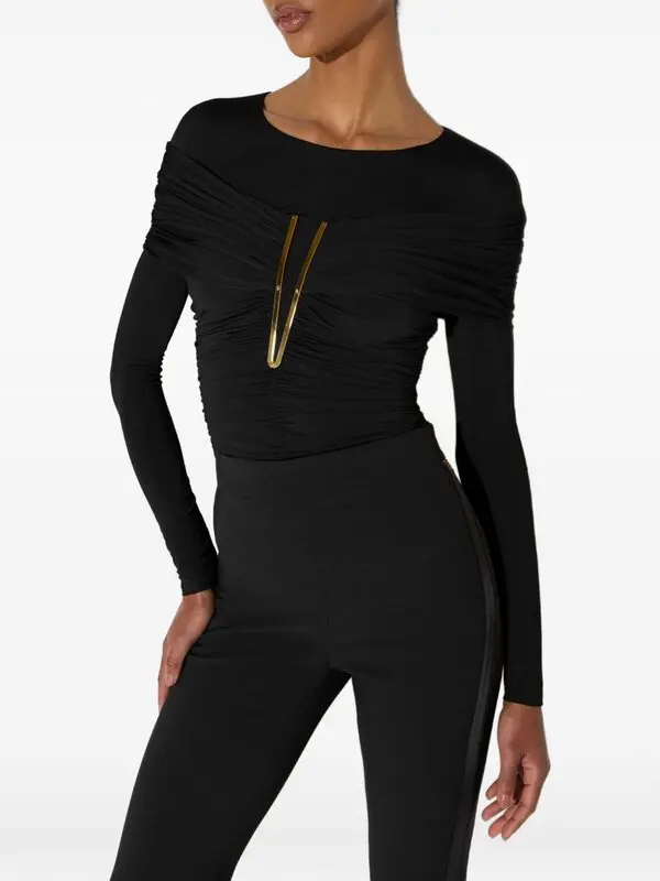 Elisabetta Franchi Long-sleeves Bodysuit