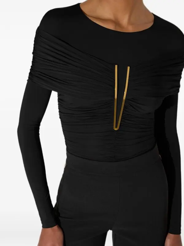 Elisabetta Franchi Long-sleeves Bodysuit