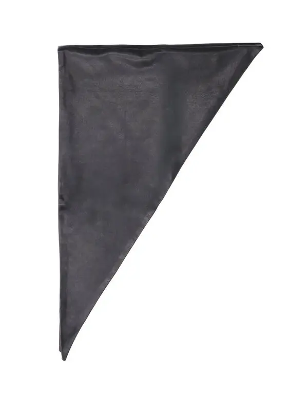 LEMAIRE Leather Triangle Scarf - Black