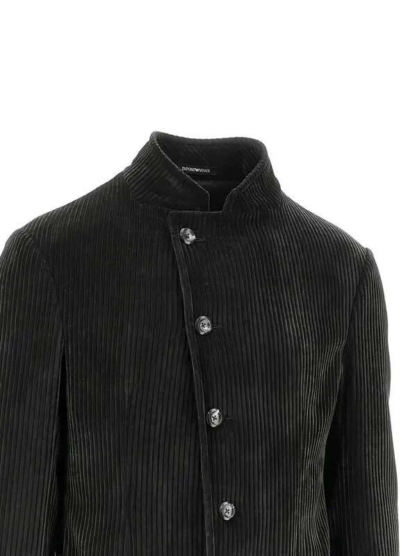 Emporio Armani Chenille Jacket - Black