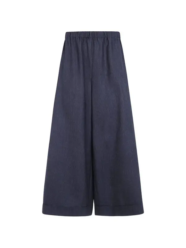 DANIELA GREGIS Wool Wide-leg Trousers