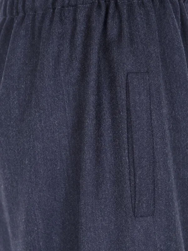 DANIELA GREGIS Wool Wide-leg Trousers
