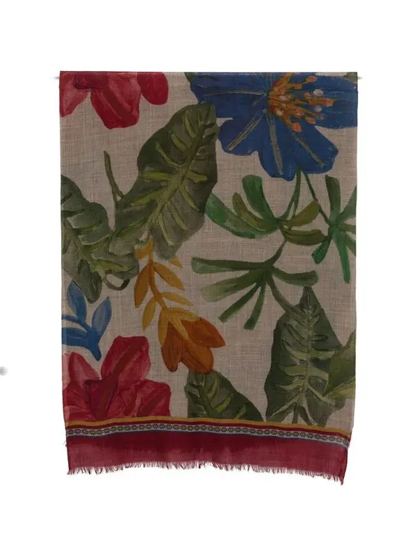 PATCHOULI Printed Wool Stole By