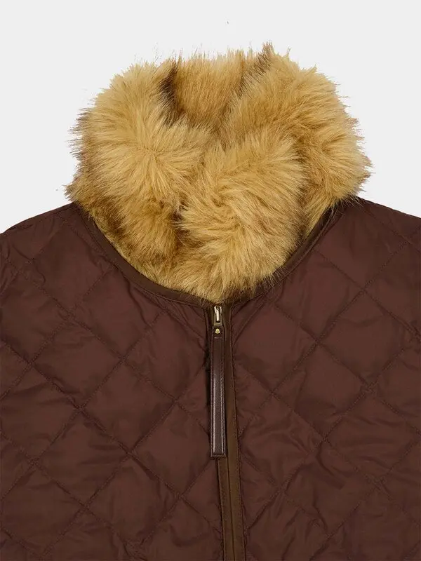 Moncler Chaleureux 3-in-1 Short Down Jacket - Brown