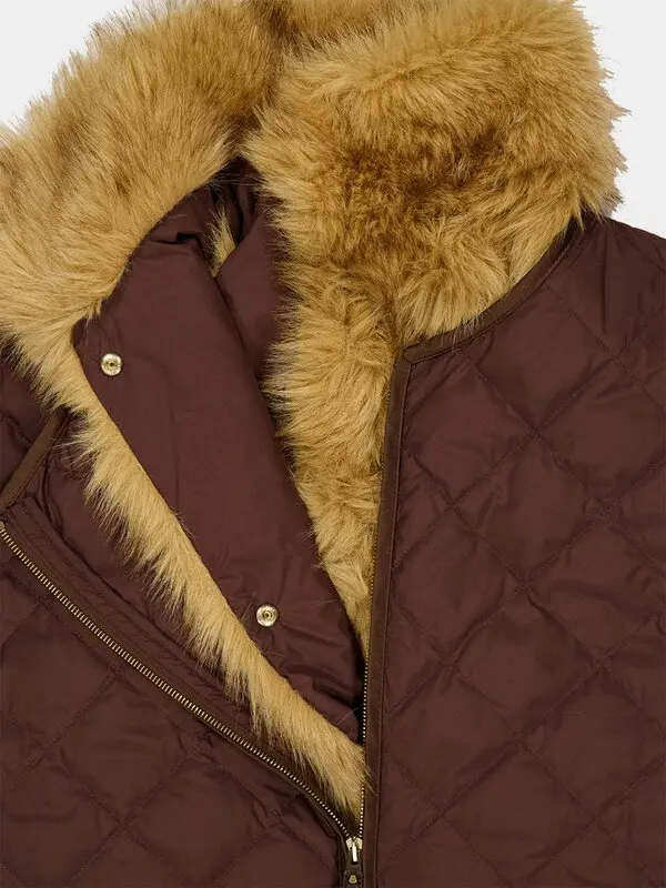 Moncler Chaleureux 3-in-1 Short Down Jacket - Brown