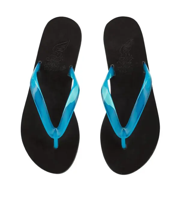 ANCIENT GREEK SANDALS Flip-flops - Transparent Blue