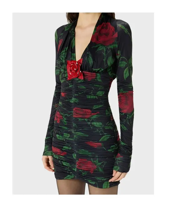 Blumarine Long-sleeved Dress