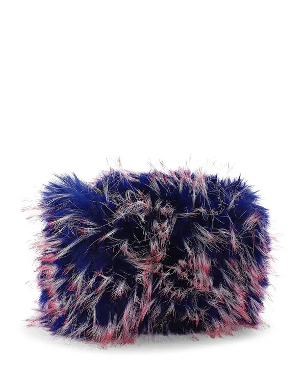 Kurt Geiger Mini Kensington Faux Fur Crossbody