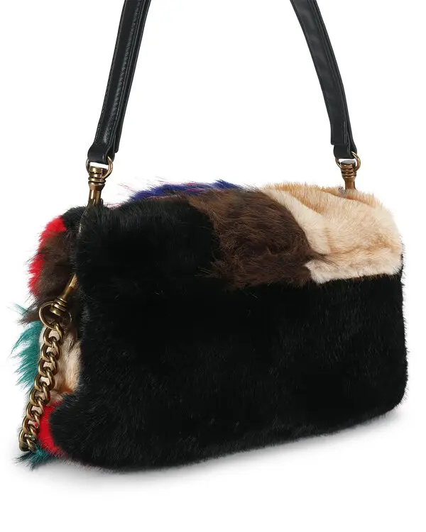 Kurt Geiger Celia Faux Fur Shoulder Bag