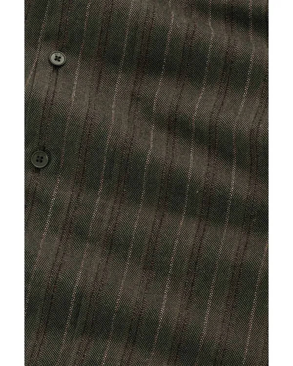 Nn07 Reed Relaxed Yarn Dye Stripe Overshirt