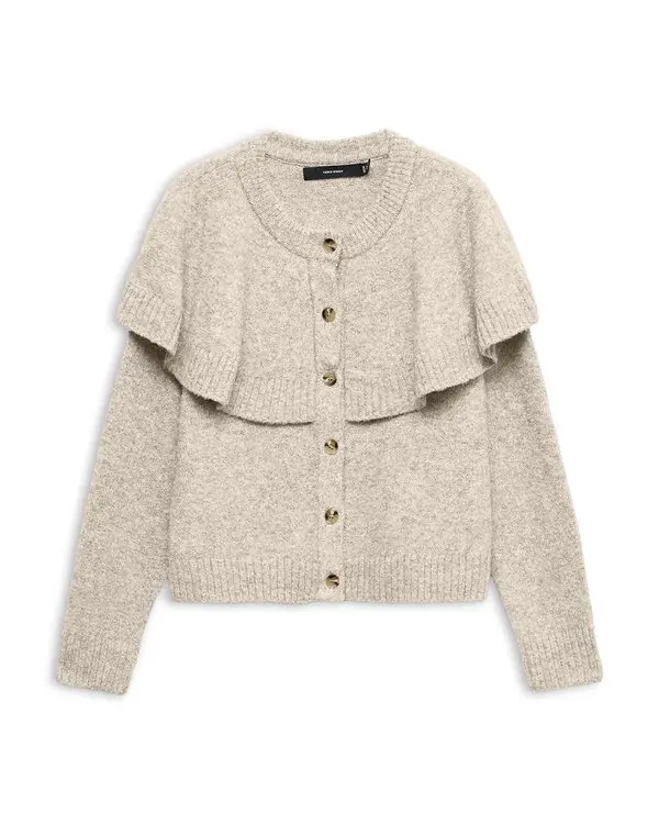 Vero Moda Lilli Round Neck Cardigan Sweater - Birch