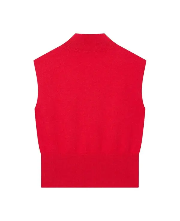 Mint Velvet Wool Blend Sleeveless Knit Top