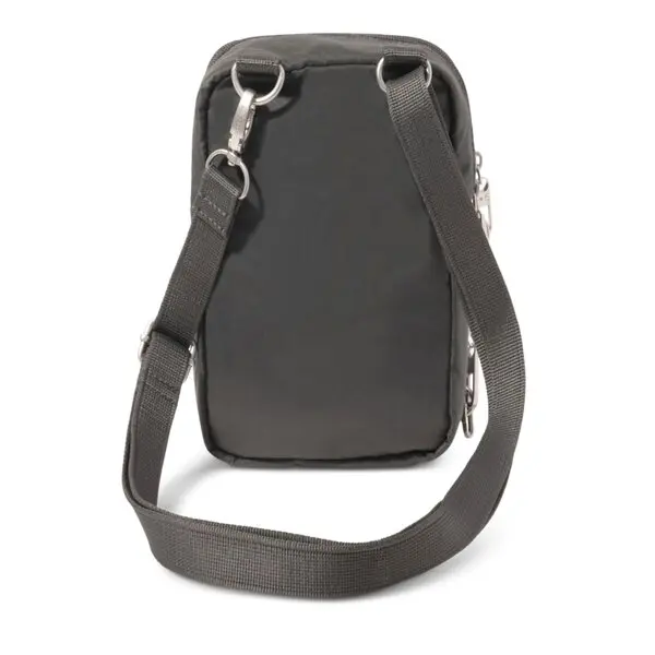 BAGGALLINI Securtex Classic Anti Theft Mini Everything Crossbody - Charcoal
