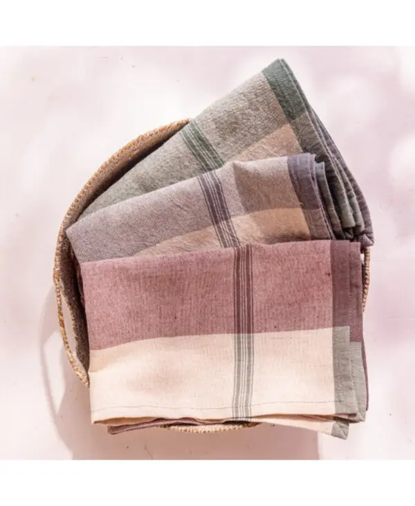 BE HOME Lula Kitchen Towel, Set Of 3 - Slate