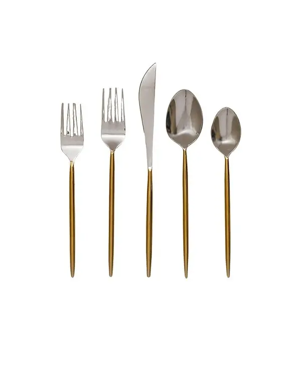 BE HOME Sun & Moon Flatware Set - Silver