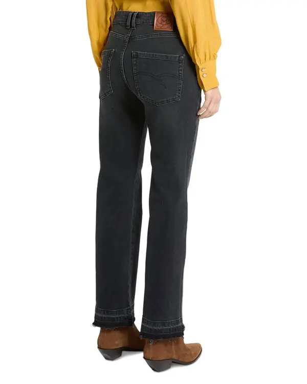Marella Mlsfcrop Straight Frayed Hen Jeans