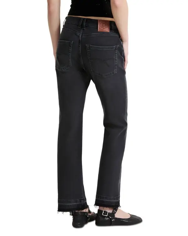 Marella Mlsfcrop Straight Frayed Hen Jeans