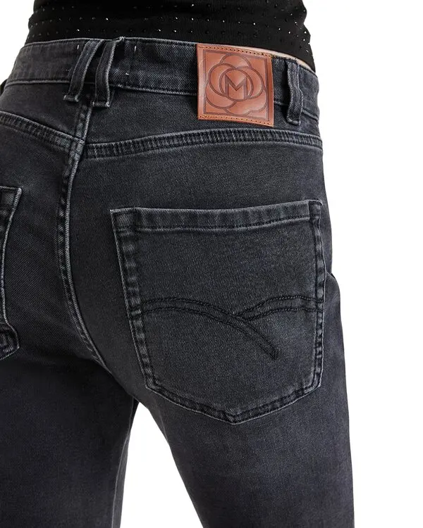 Marella Mlsfcrop Straight Frayed Hen Jeans