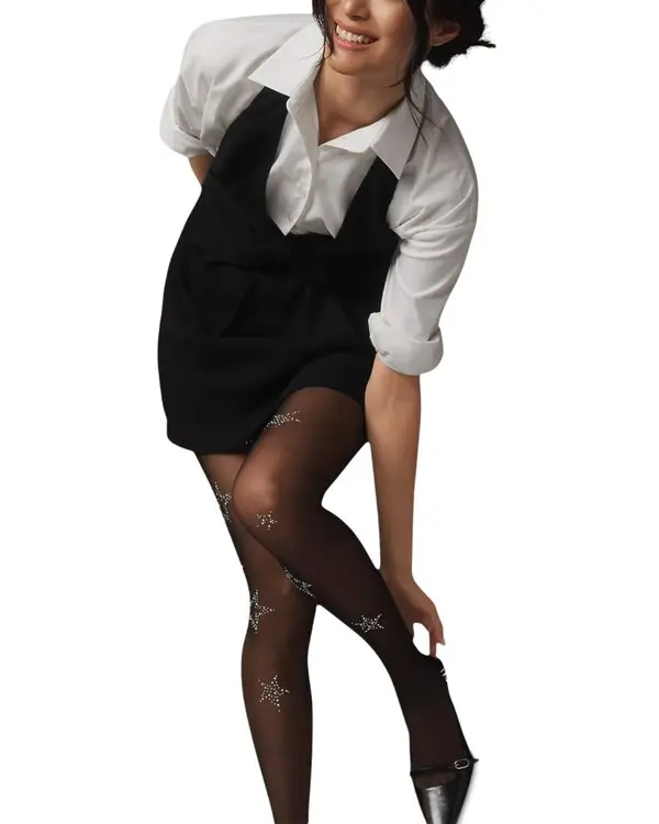 HIGH HEEL JUNGLE Glitter Star Sheer Tights