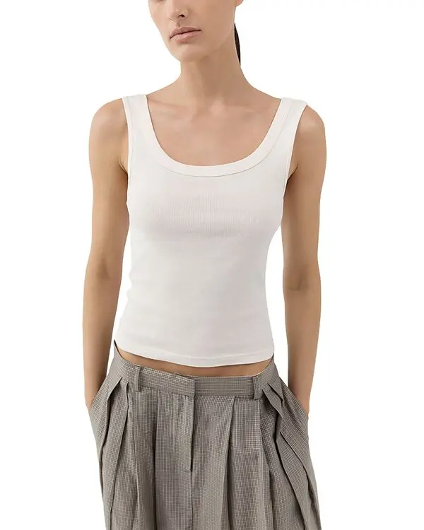 ST. AGNI Cotton Ballerina Tank Top - Talco