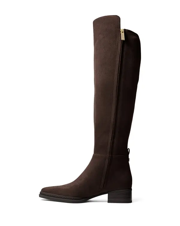 Michael Kors Lex Suede Over-the-knee Boots - Chocolate