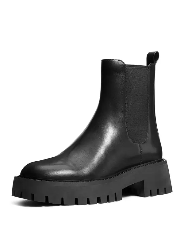 Michael Kors Asher Leather Chelsea Boots