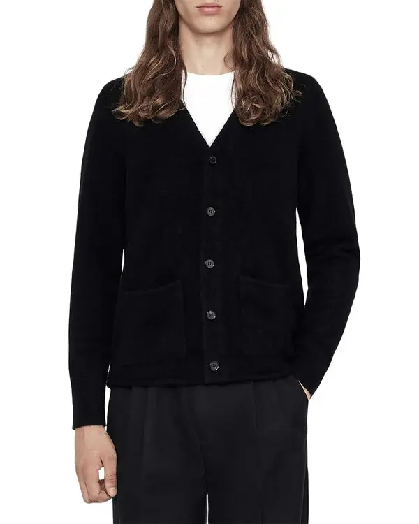 ALLSAINTS Wulf Wool Cardigan - Black