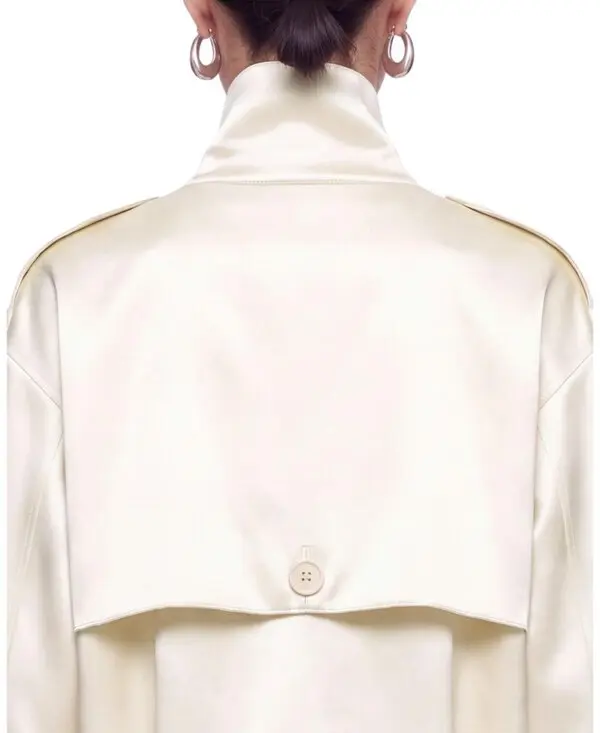 NOCTURNE Oversized Double Breasted Trench Coat