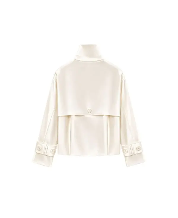 NOCTURNE Oversized Double Breasted Trench Coat