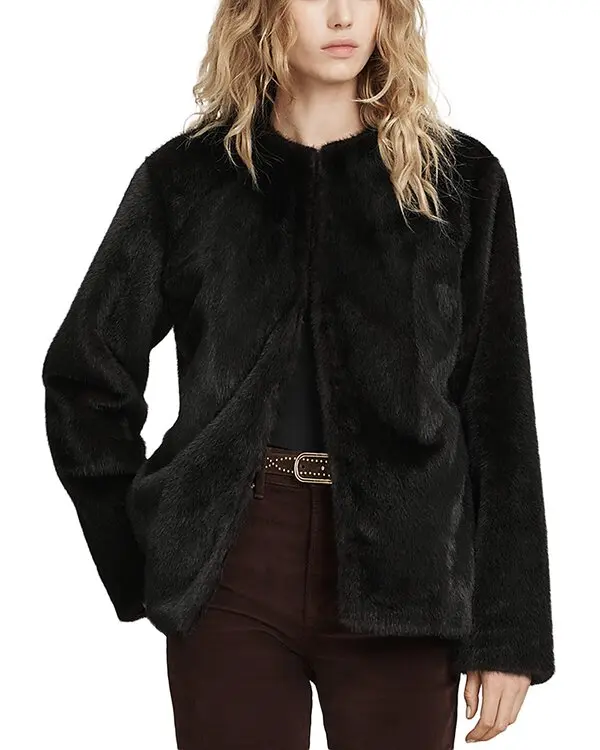 Veronica Beard Griselda Faux Fur Coat