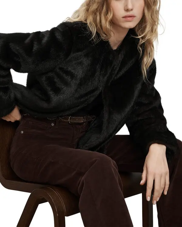 Veronica Beard Griselda Faux Fur Coat