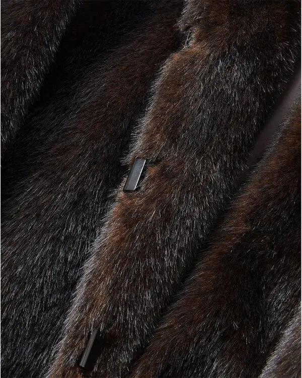 Veronica Beard Griselda Faux Fur Coat