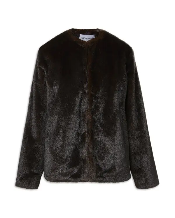 Veronica Beard Griselda Faux Fur Coat