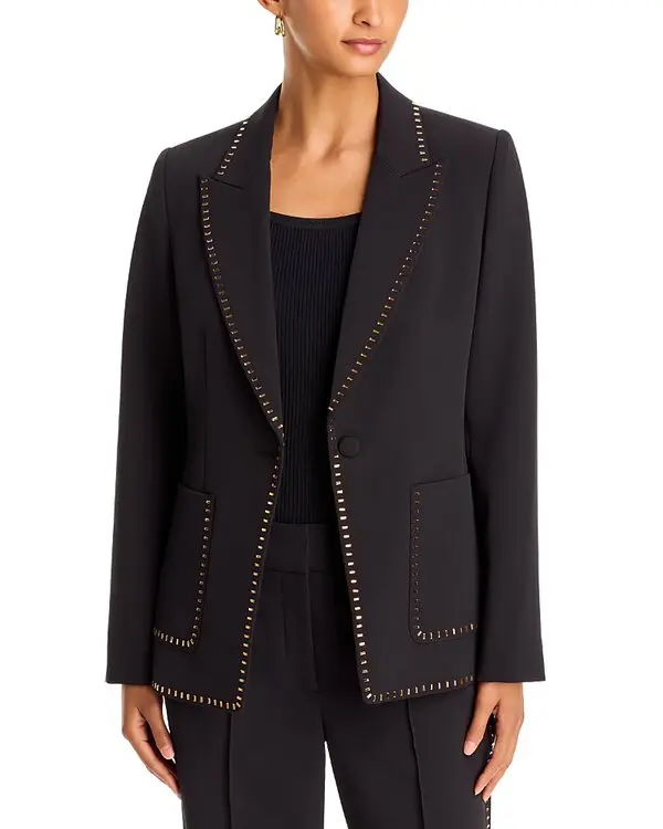 Elie Tahari Margaret Embellished Suit Jacket