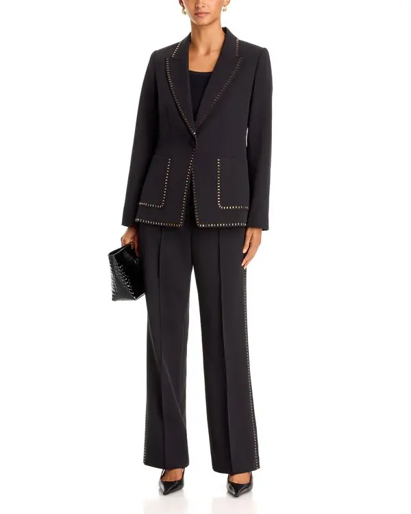 Elie Tahari Margaret Embellished Suit Jacket