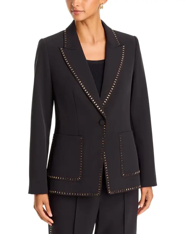 Elie Tahari Margaret Embellished Suit Jacket