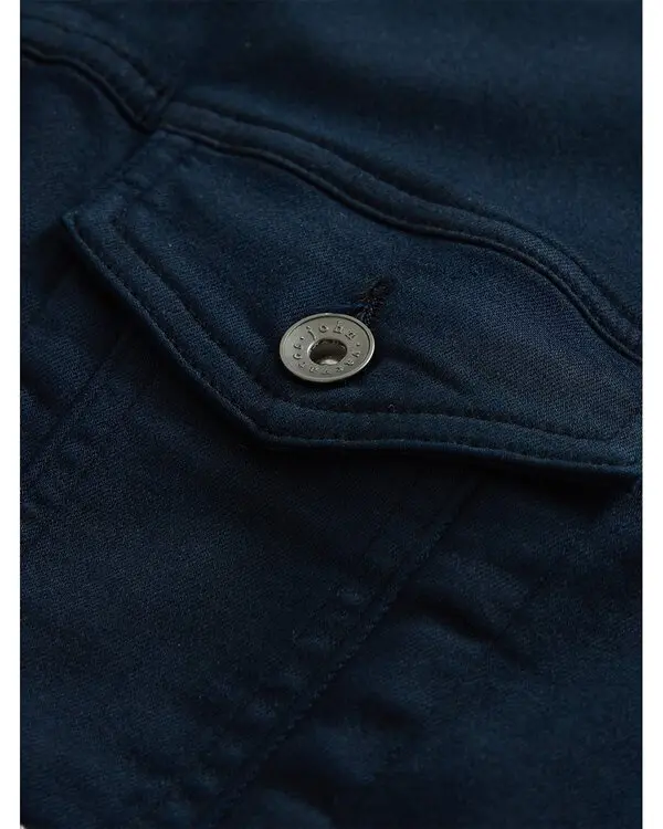 John Varvatos Kyle Point Collar Pocket Trucker Jacket