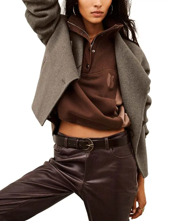 Ba&sh Kemelia Wool Blend Jacket