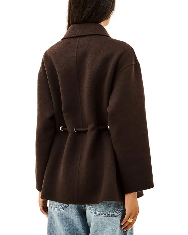 Ba&sh Kam Wool Blend Double Faced Coat