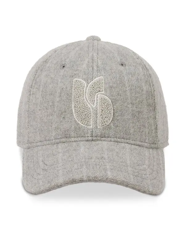 Ba&sh Wool Hugo Baseball Cap - Grey
